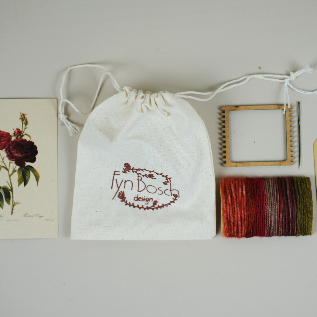 Rood Roos DIY Weefpakket Klein - Swan Market | Conceptstore voor ...