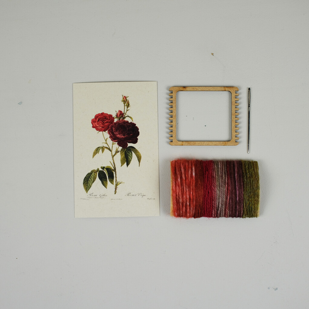 Rood Roos DIY Weefpakket Klein - Swan Market | Conceptstore voor ...